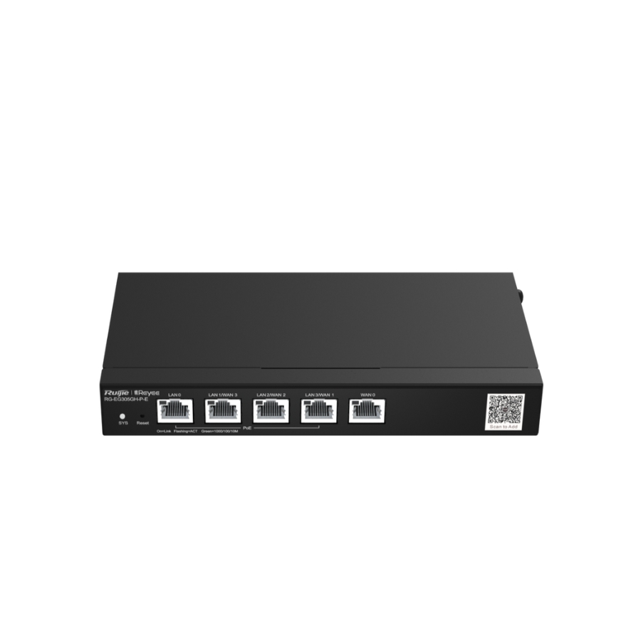 Reyee RG-EG305GH-P-E | 5-Port Gigabit PoE Cloud Router for SMBs